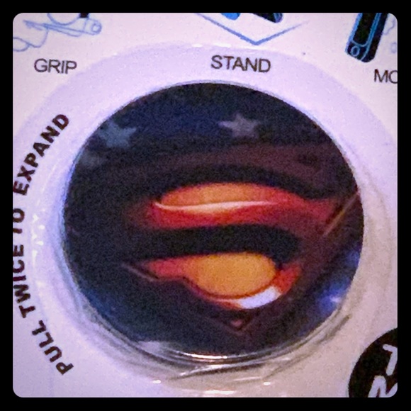 Other | Pop Socket With Mount Superman Nwt | Poshmark